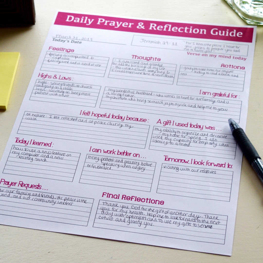 Digital Download // Christian Daily Prayer Guide - Etsy