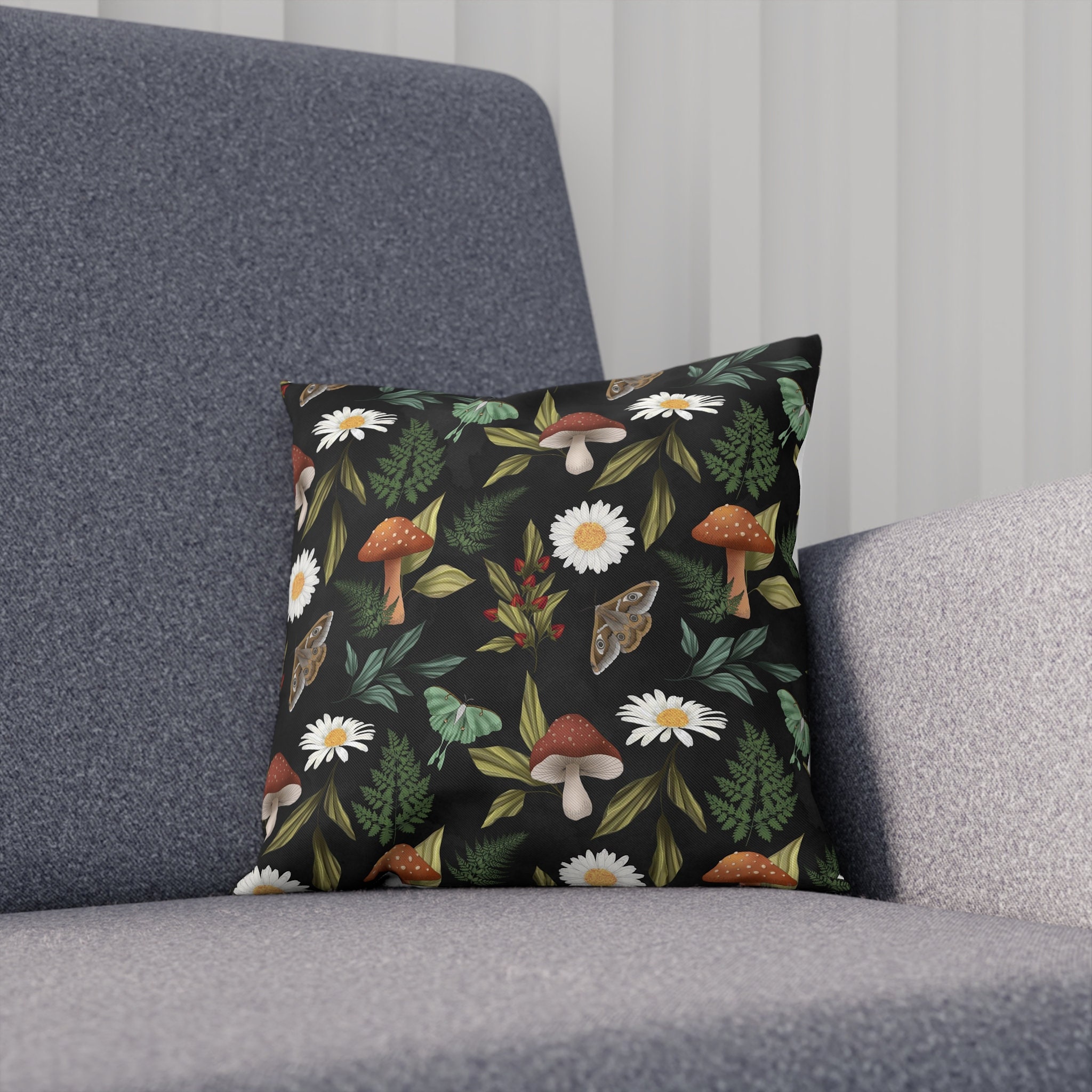 Faux Suede Cottagecore Pillow Texture Pillow Nature Lover - Etsy