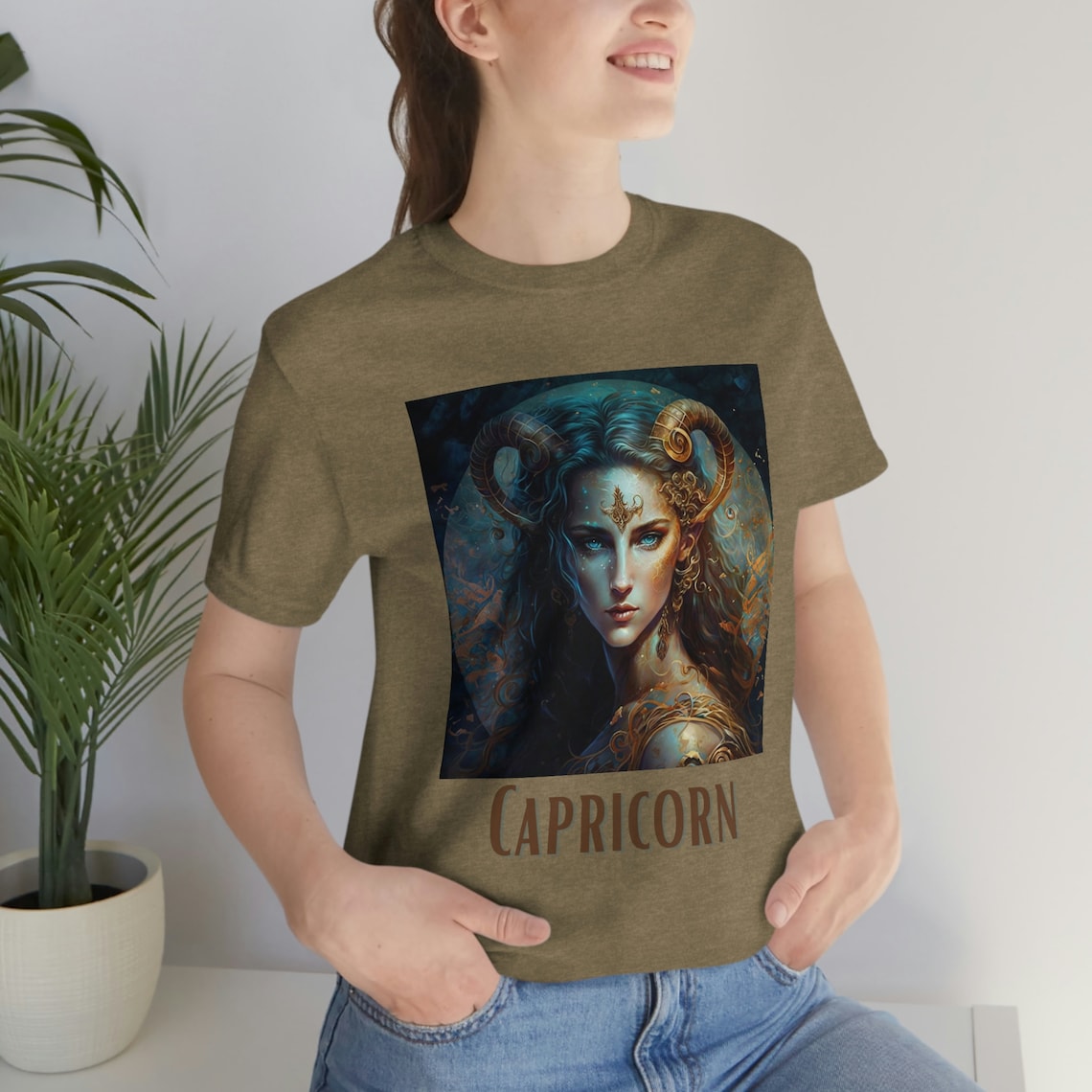 Capricorn Goddess Zodiac Unisex Jersey Short Sleeve Tee - Etsy