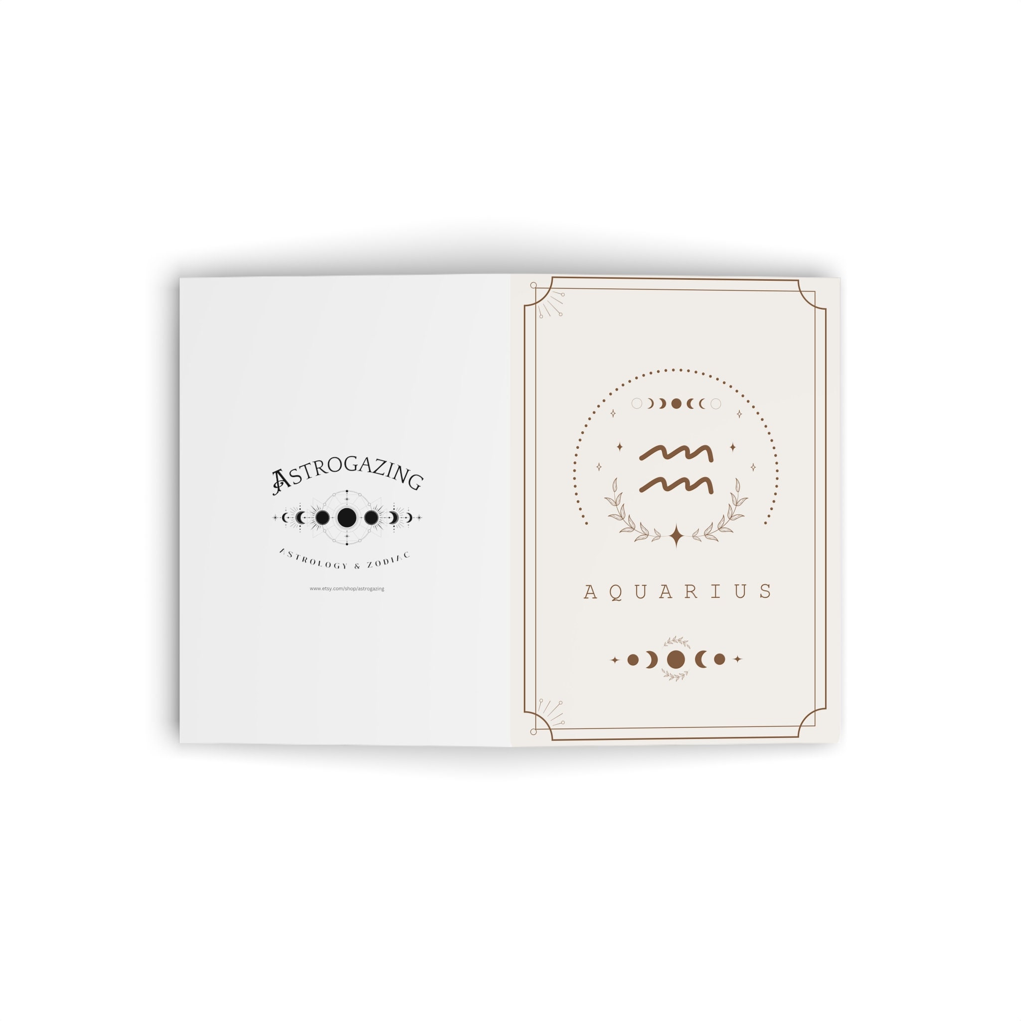 Aquarius Birthday Card, Aquarius Gift, Birthday Card, Zodiac Birthday ...