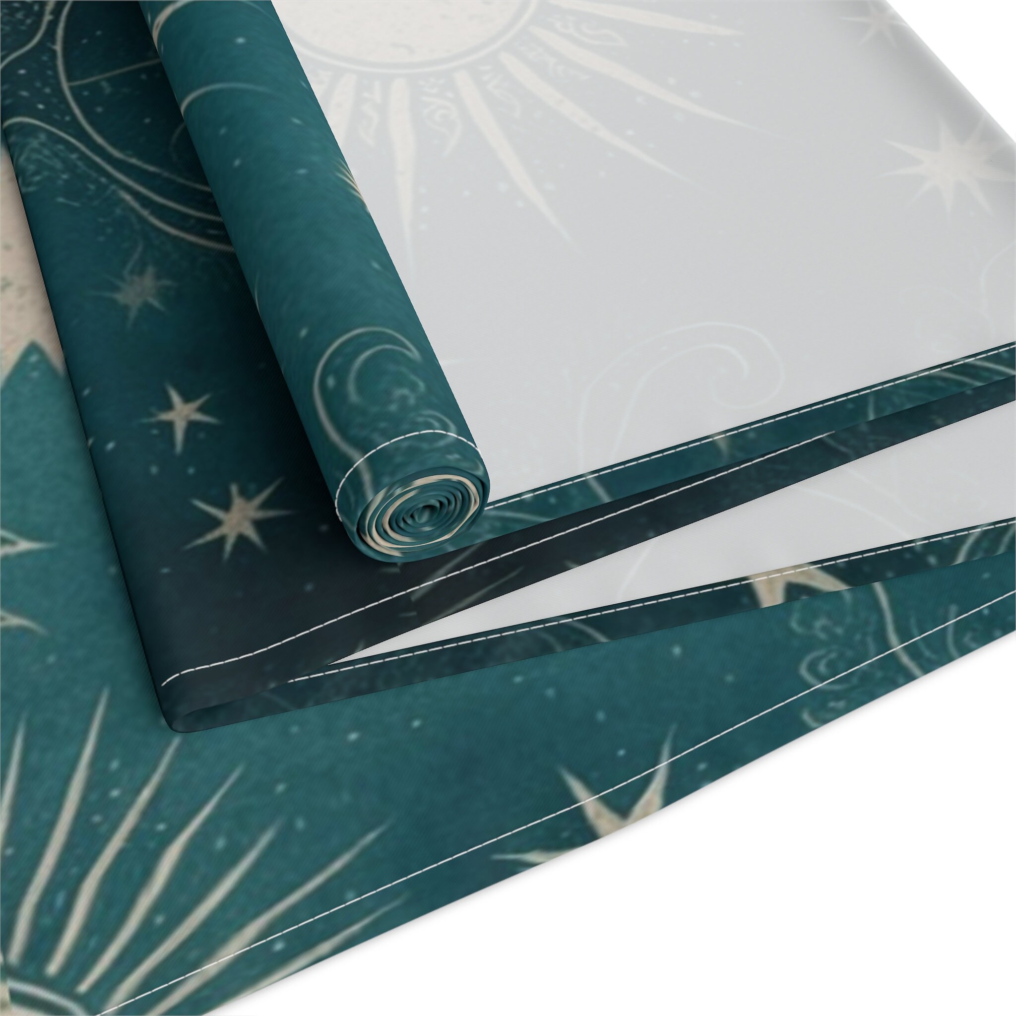 Celestial Table Runner, Vintage Style, Sun & Moon, Spiritual Decor ...