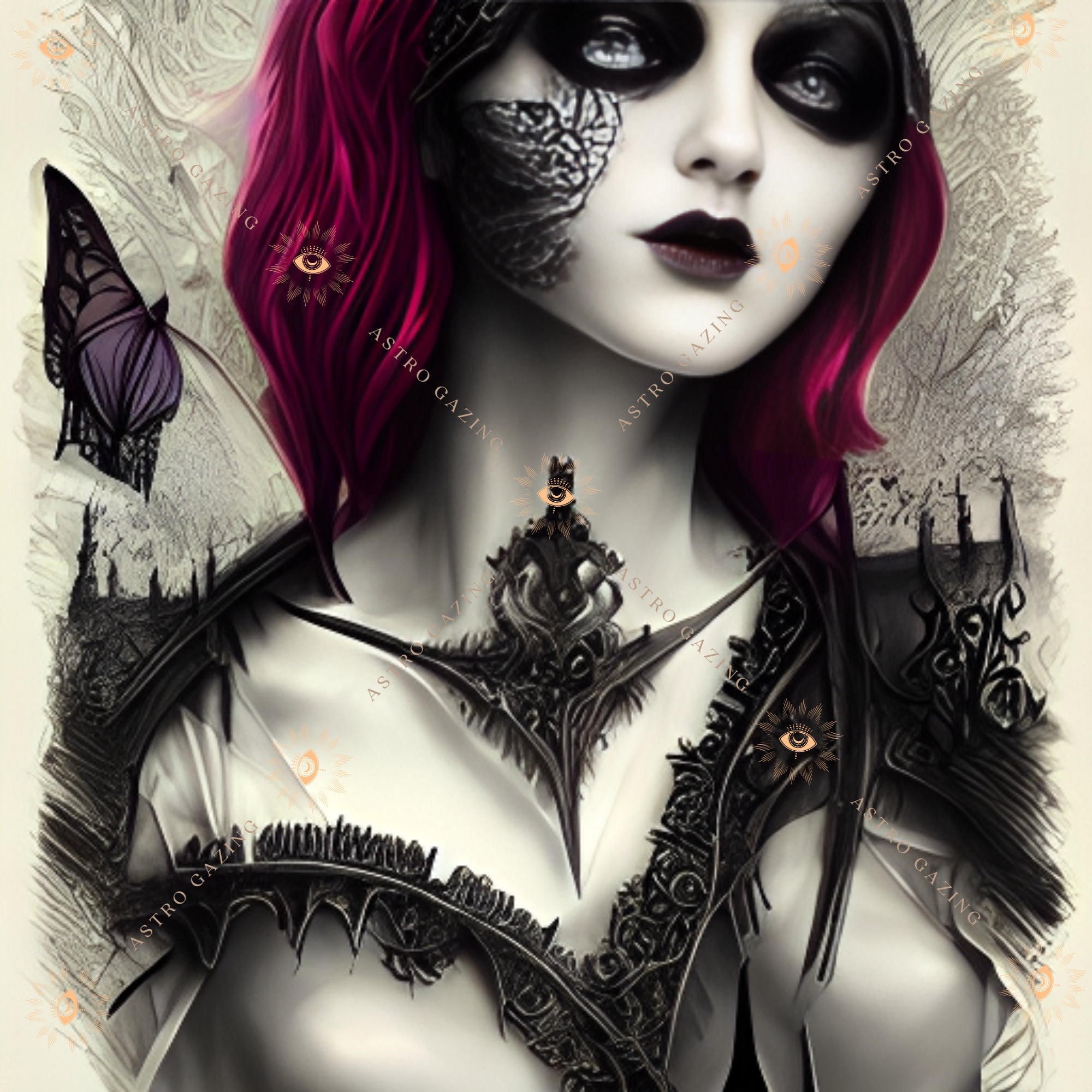 Gothic Women Drawings