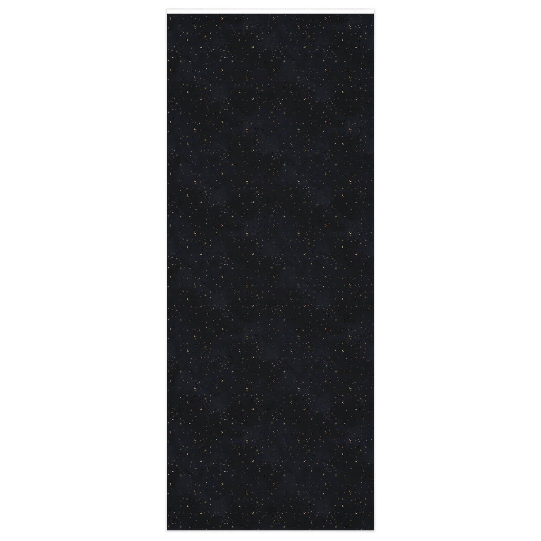 Blue Midnight Sky Wrapping Paper Starry Stars and Moon Astrology ...