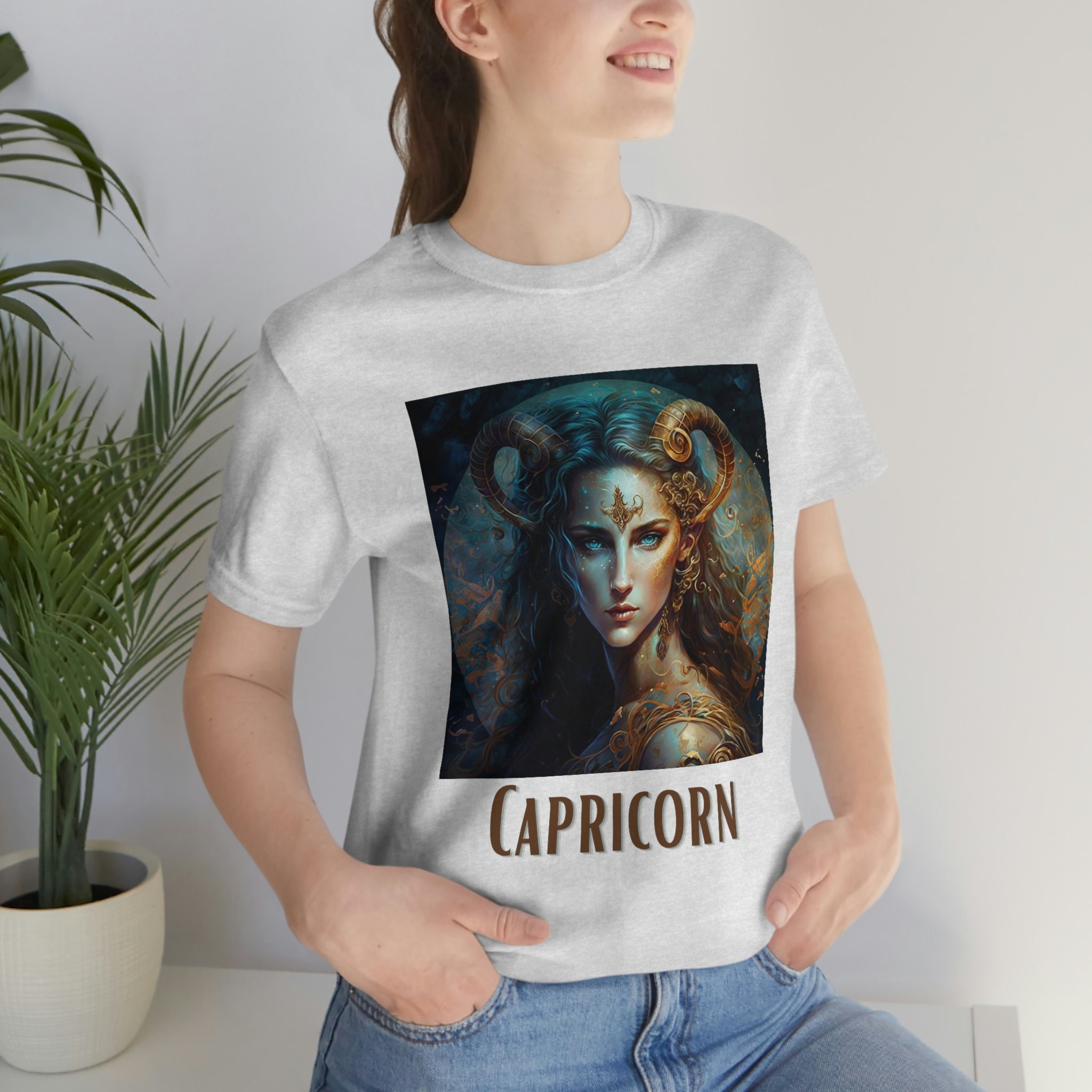 Capricorn Goddess Zodiac Unisex Jersey Short Sleeve Tee - Etsy