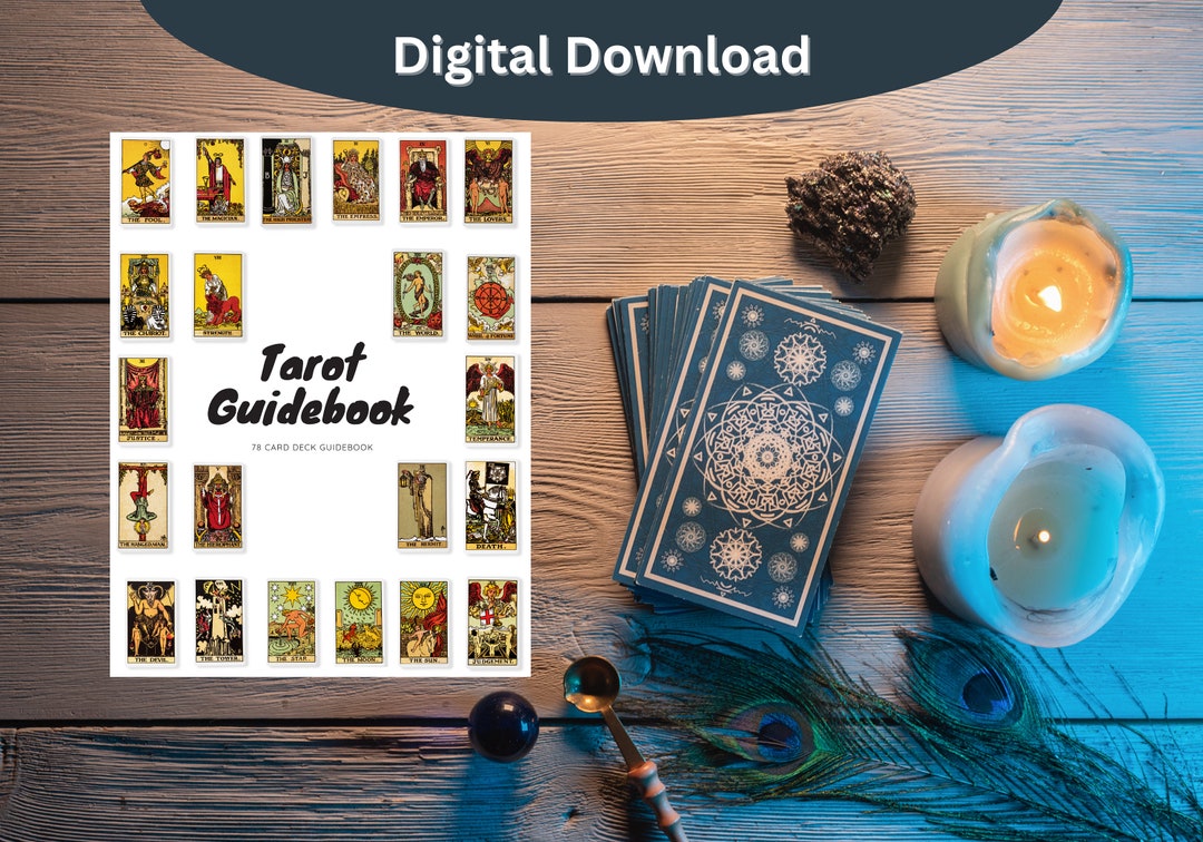 Tarot Guidebook Template Digital Tarot Guide Tarot Reading 120 Page ...