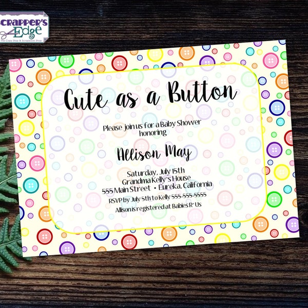 Button Invite - Etsy