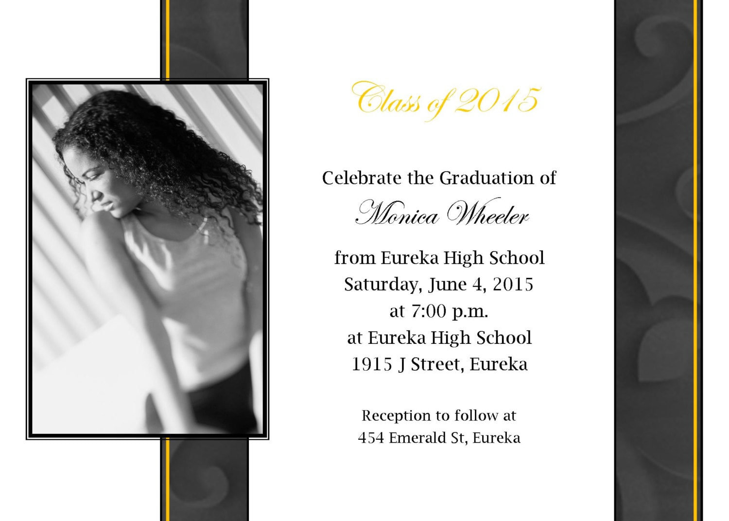 Graduation Invitations Borders