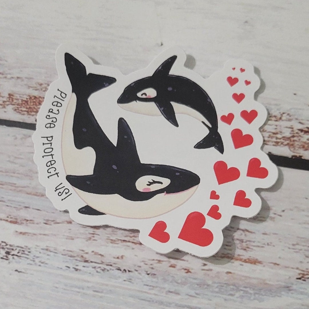 3" High-quality Orca Uprising Protect the Whales Charitable Donation ...