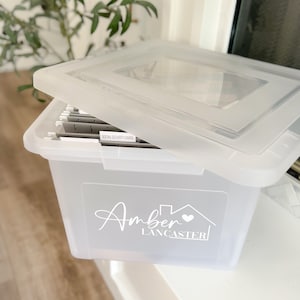 Family File Box , Milestone Tote , Memory Box , Organization House Box ...