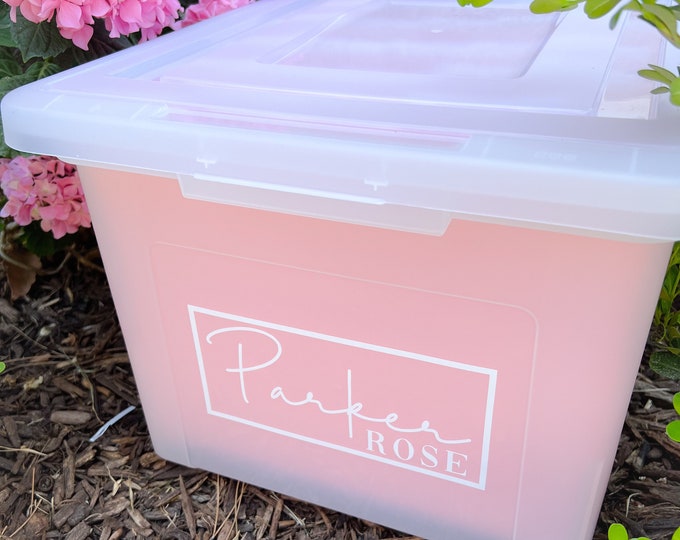 FULLY ASSEMBLED Kids File Box , Milestone Tote , Memory Box ...