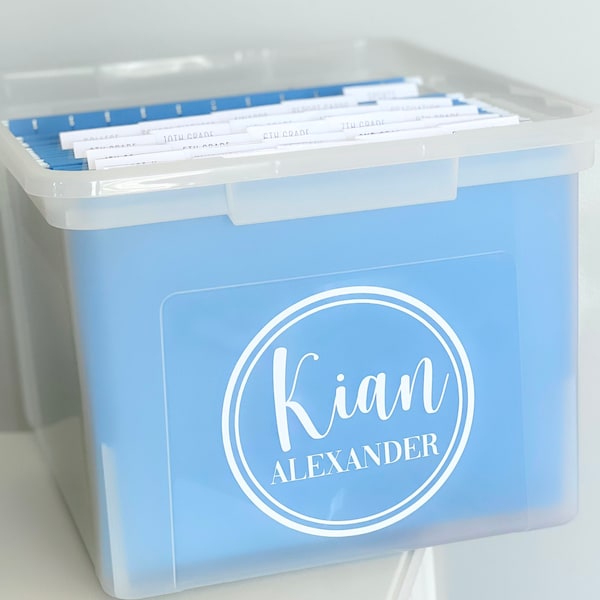 Fully Assembled Kids File Box - Etsy