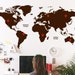 World Map And Pins Wall Decal Travel Map Drop Pin Wall