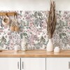 Kitchen and Bathroom Splashback Panel Removable Vinyl Wallpaper Boho ...