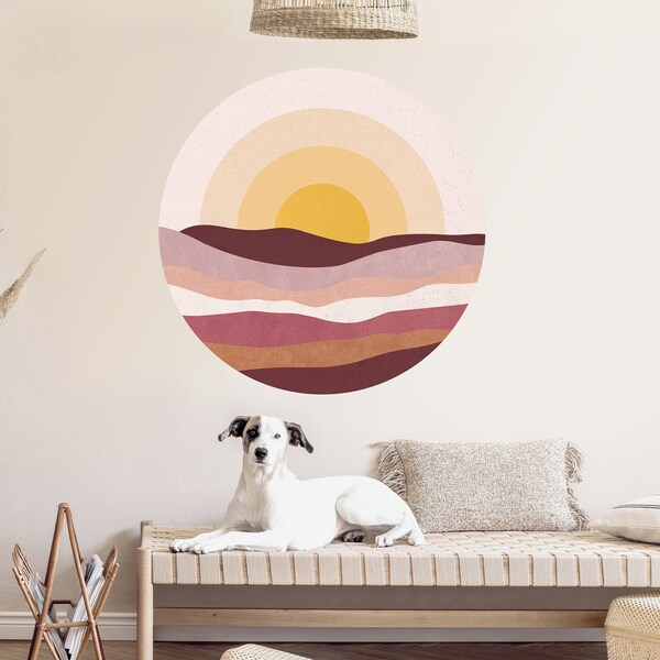 Sunset Wall Decal - Etsy