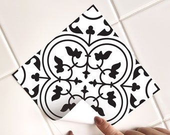 Boho Lines Beige Tile Decals Self-adhesive Wall & Floor Tile Stickers ...