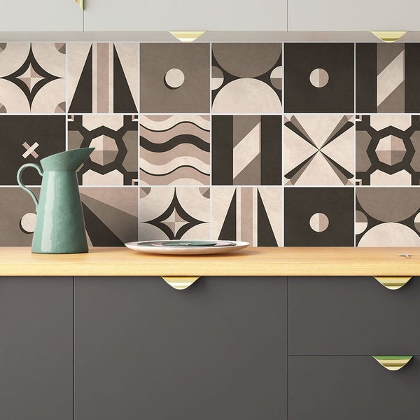 Geometric Tile - Etsy