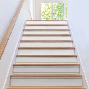 Single Line Stair Riser Stickers - Pack of 6 Removable Stair Riser Tile ...