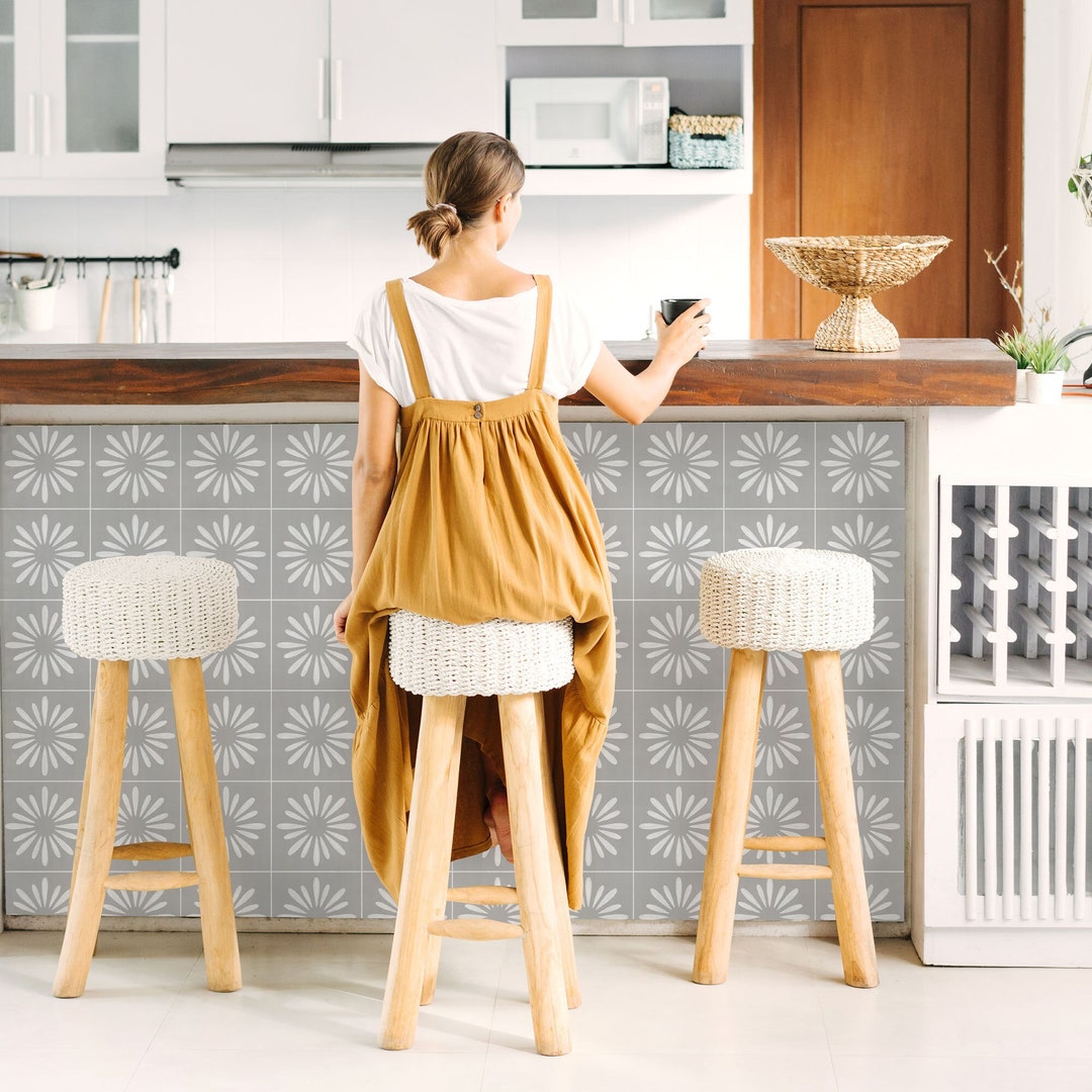 Kitchen and Bathroom Splashback Panel - Removable Vinyl Wallpaper ...