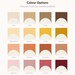 Half Circle Tile Decals: Peel and Stick Vinyl, Kitchen & Bath - 12 Pack ...