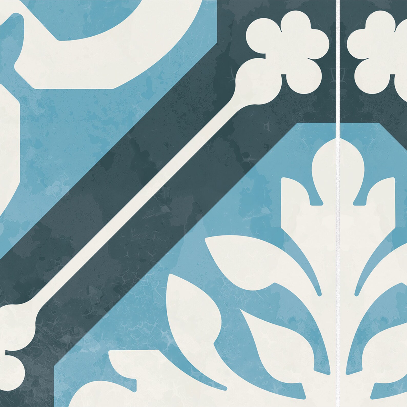 Tangier Blue Stair Riser Stickers Pack of 6 Removable Stair | Etsy