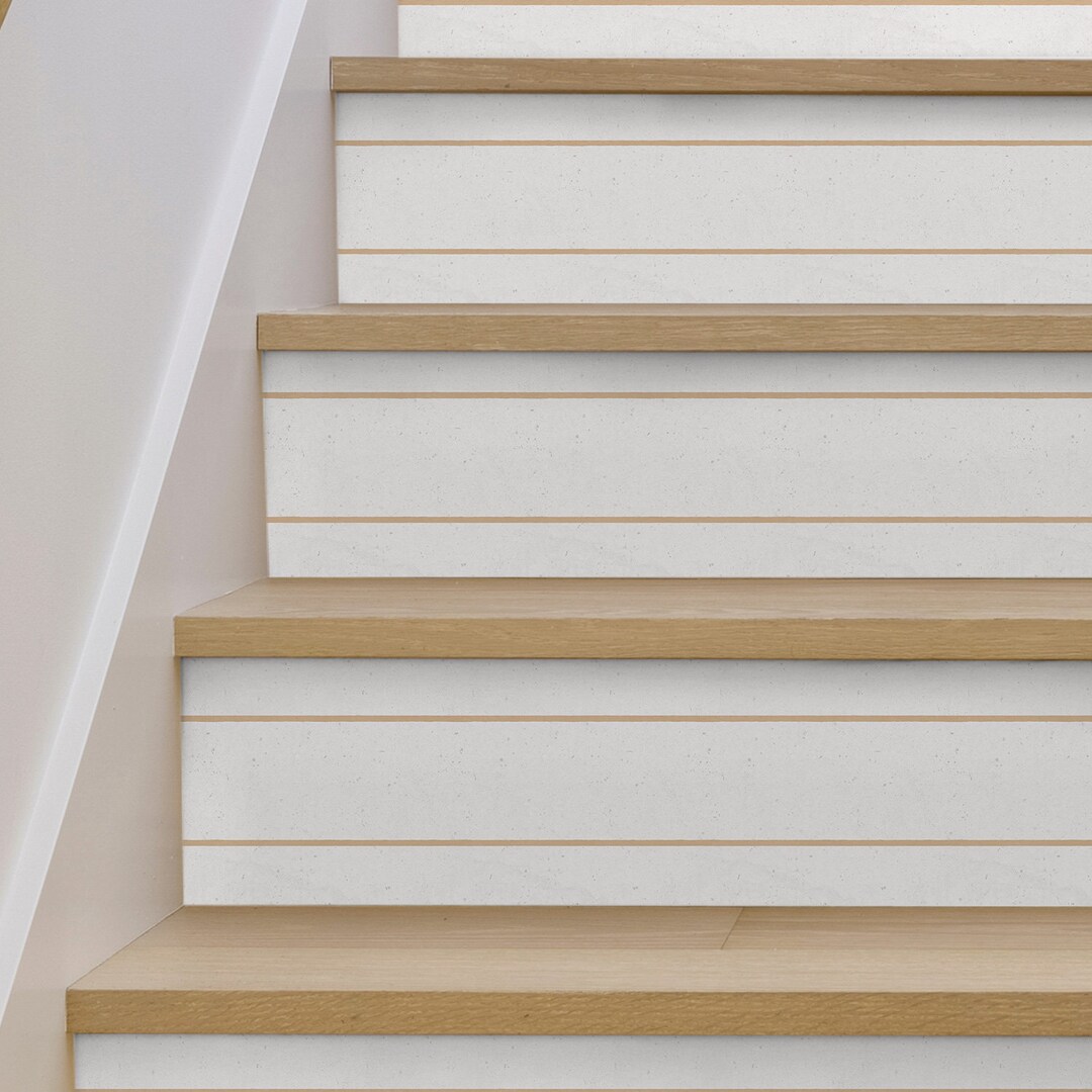 Single Line Stair Riser Stickers - Pack of 6 Removable Stair Riser Tile ...