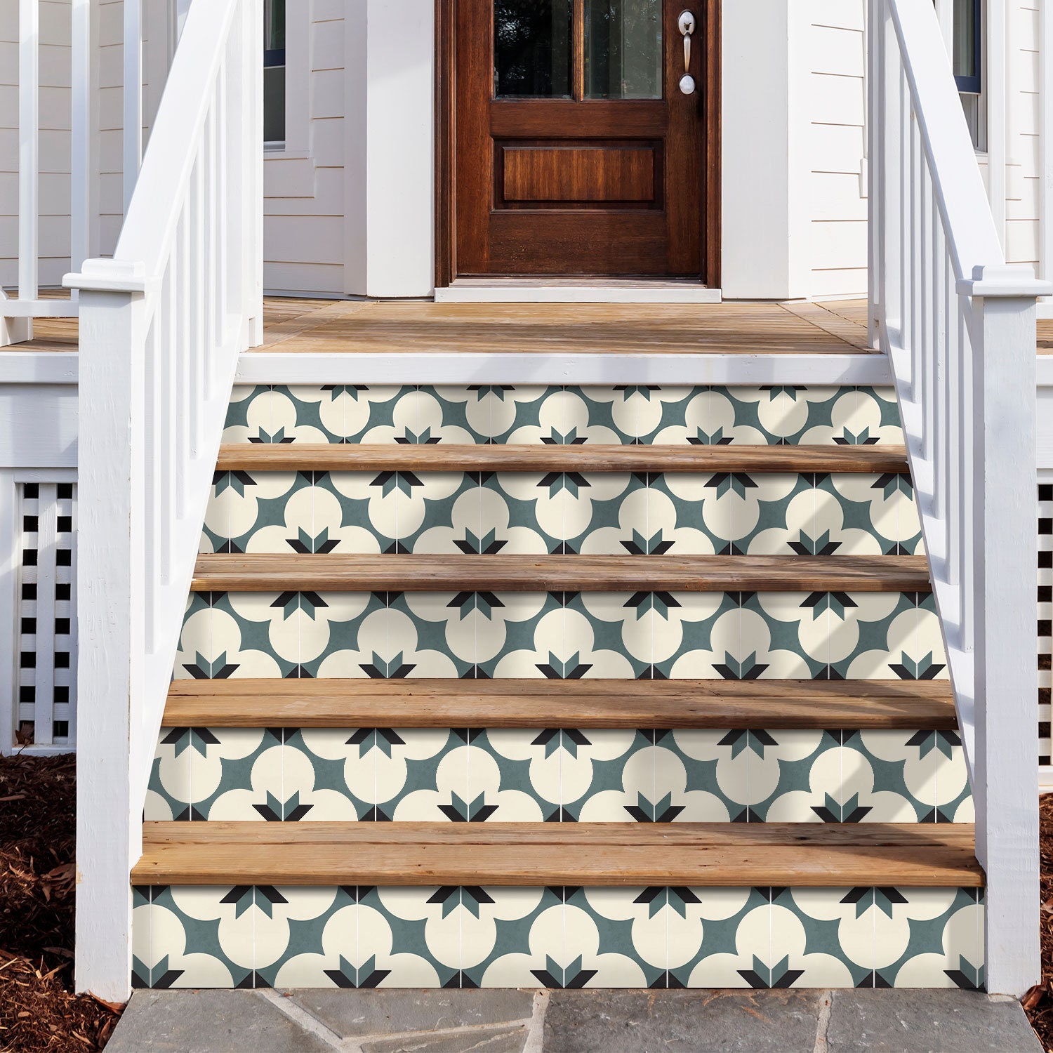 Moss Green Stair Riser Stickers Pack of 6 Removable Stair - Etsy UK