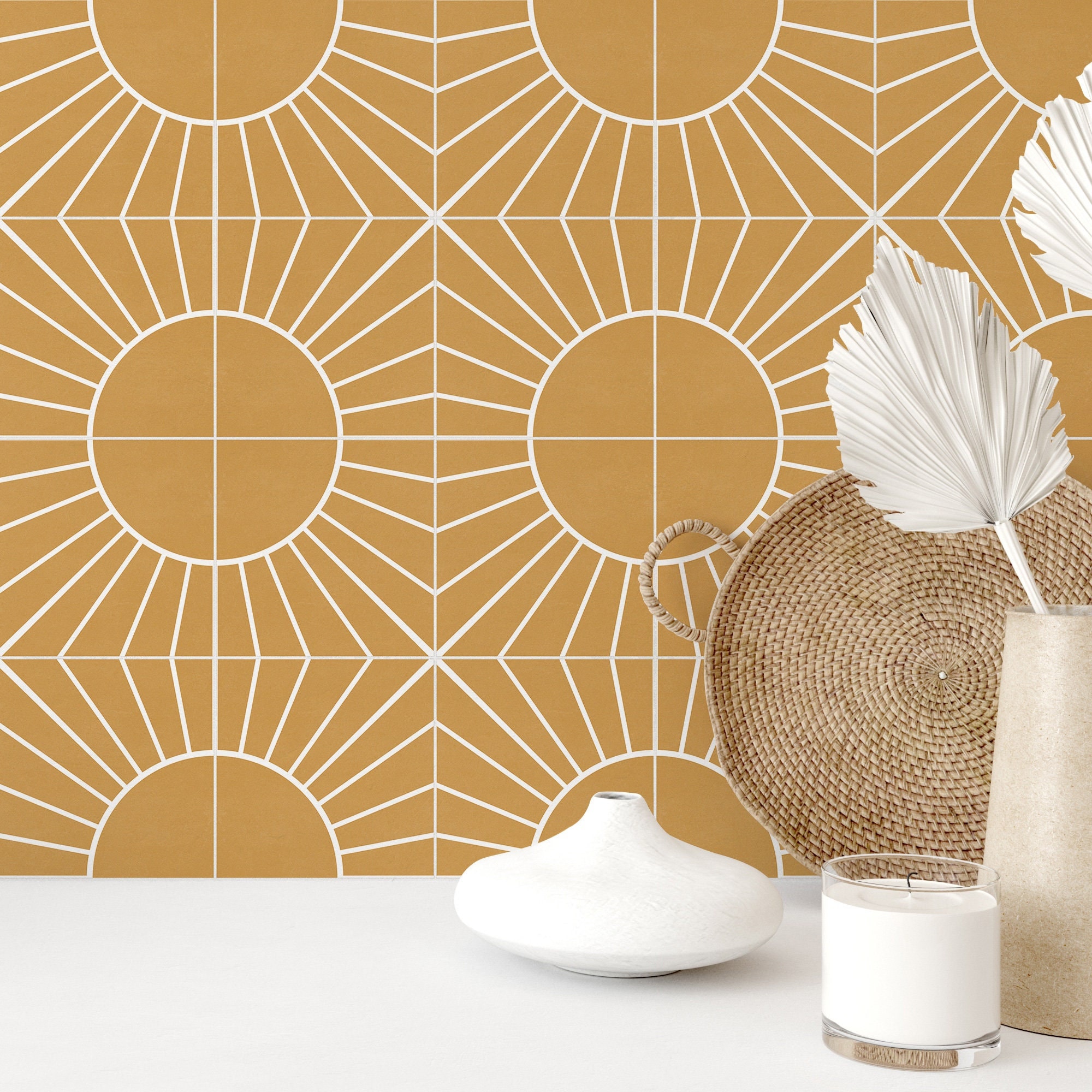 Kitchen and Bathroom Splashback Panel - Removable Vinyl Wallpaper ...