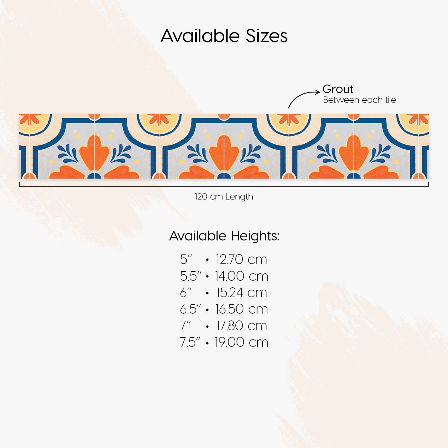 Gardenia Orange Stair Riser Stickers Pack of 6 Removable | Etsy