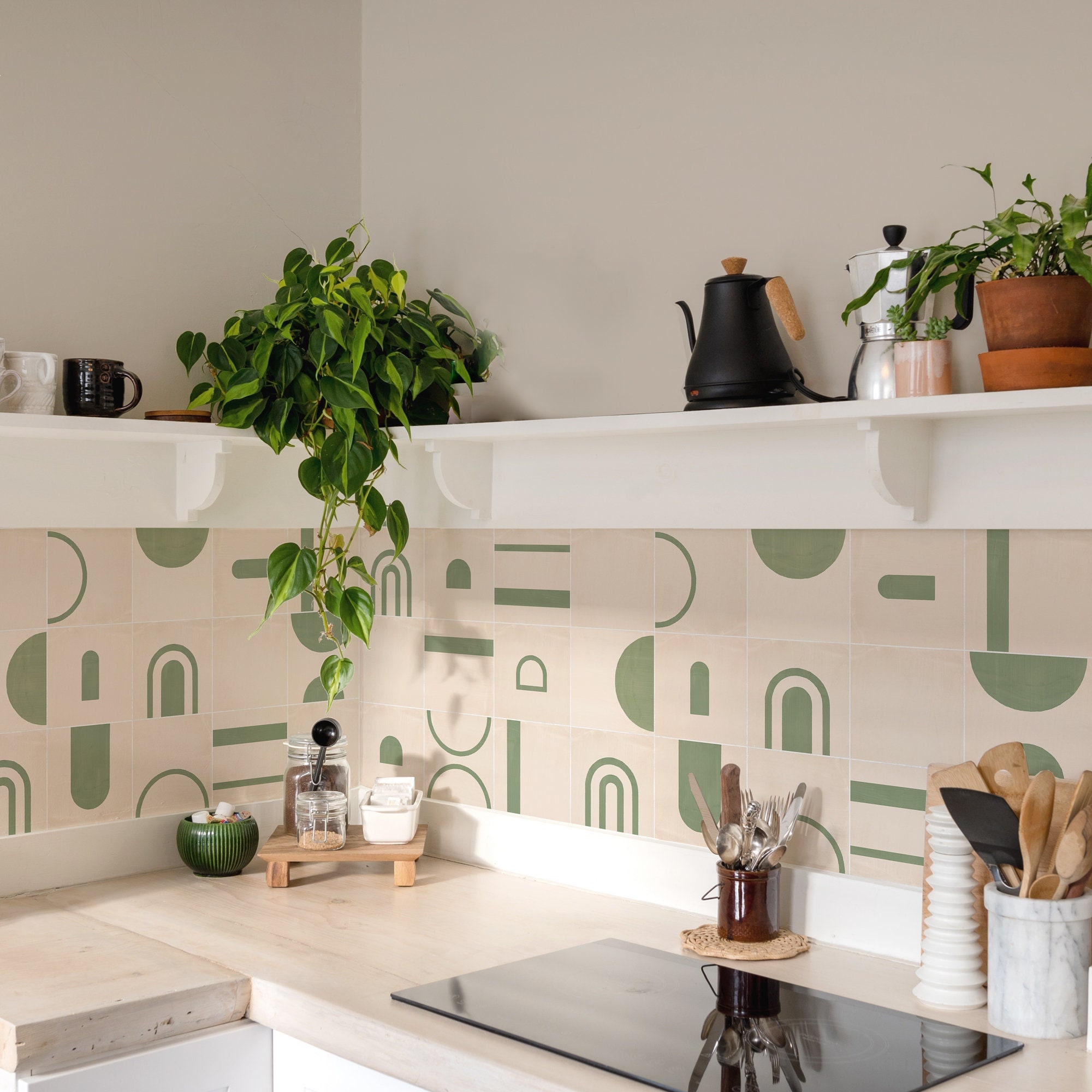 Kitchen and Bathroom Splashback Panel Removable Vinyl - Etsy