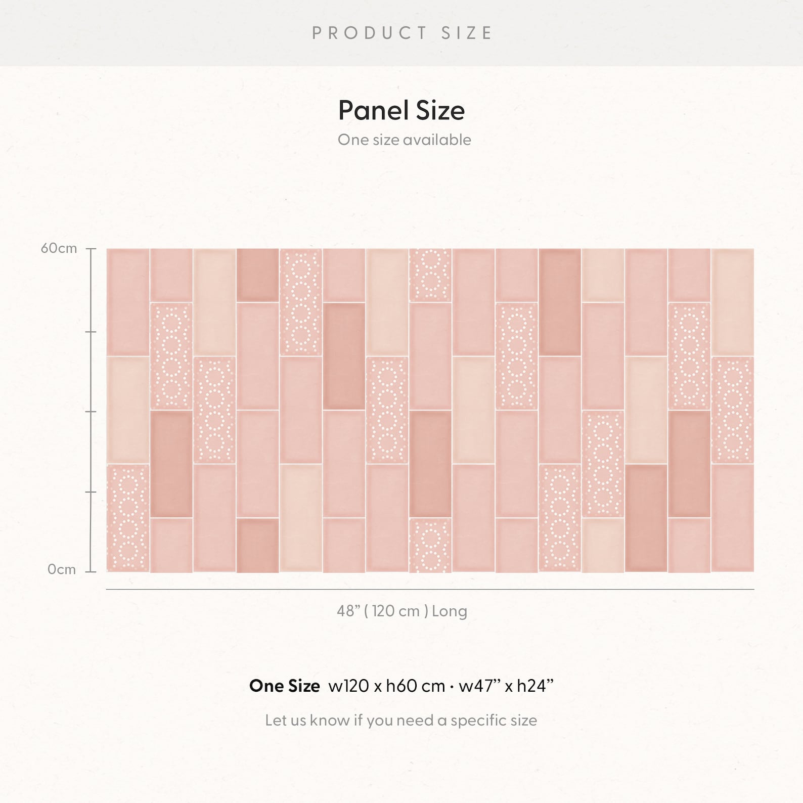 Metro Pale Pink Floor Tile Sticker Panel Peel and Stick - Etsy