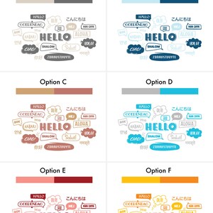 Multi Language Hello Office Wall Decal, Hello Decal, Office Wall Art ...