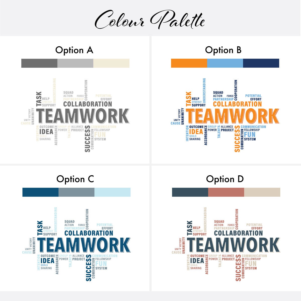 Teamwork Wall Decal Teamwork Decal Office Wall Art Office - Etsy Canada