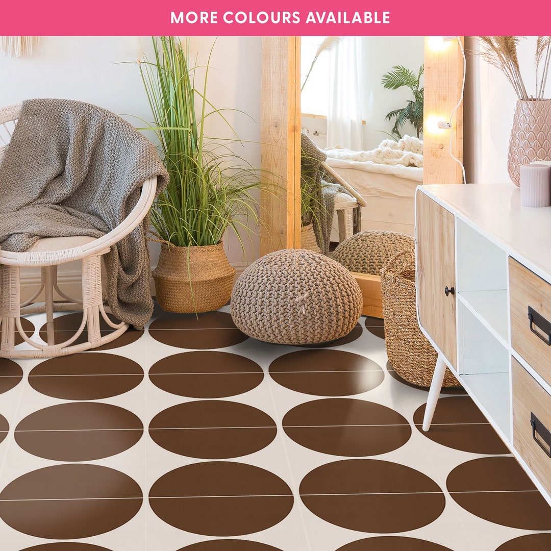 Boho Circle Tile Decals: Peel and Stick Vinyl, Pack of 12 - Etsy