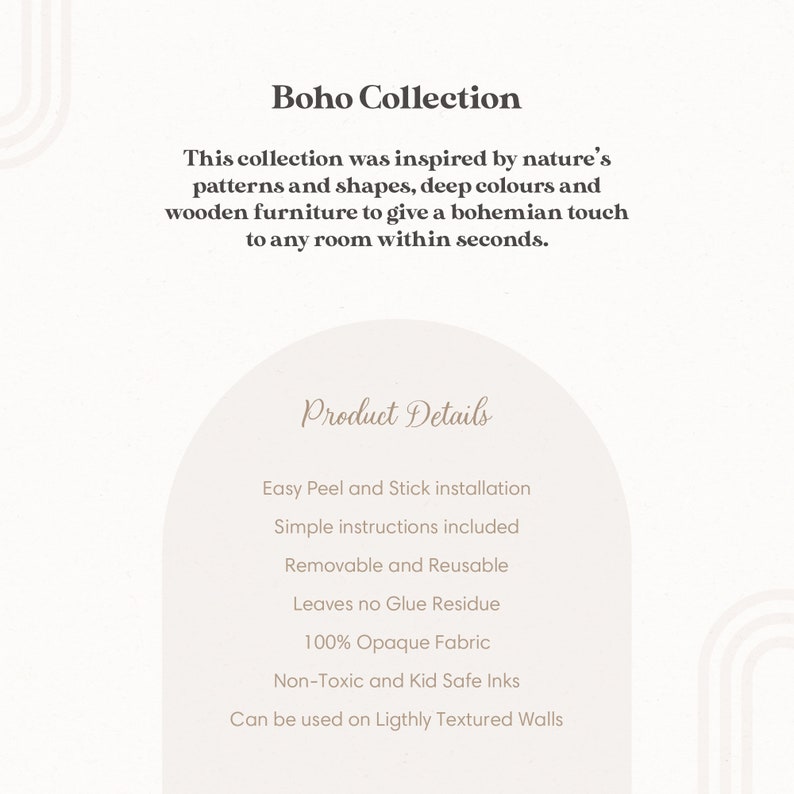 Boho Sundown Wall Decal Rising Sun Sun Decal Bohemian Wall - Etsy