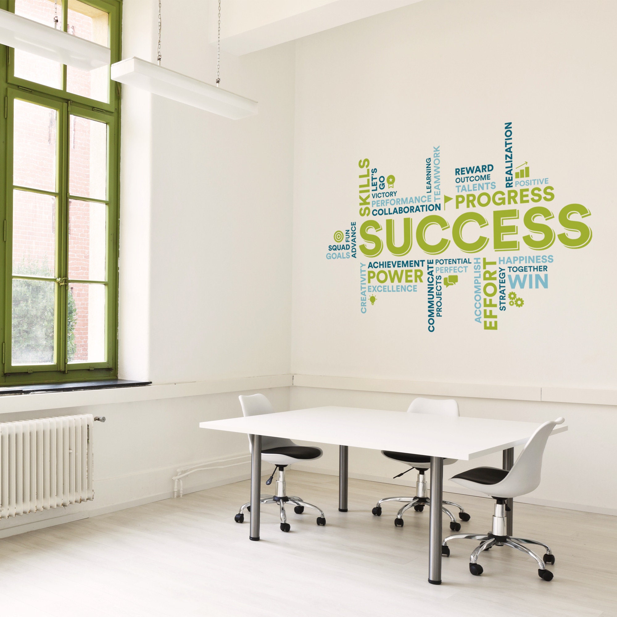 Success Wall Decal, Office Wall Art, Office Decor, Office Wall Decal ...