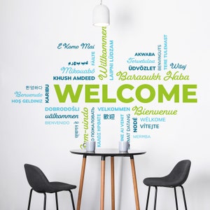 Welcome Office Wall Decal, Welcome Decal, Office Wall Art, Office Decor ...