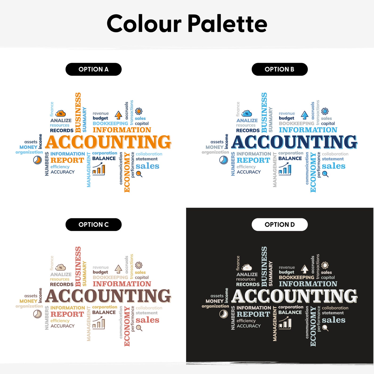 Accounting Wall Decal Office Office Wall Art Wall Decal - Etsy