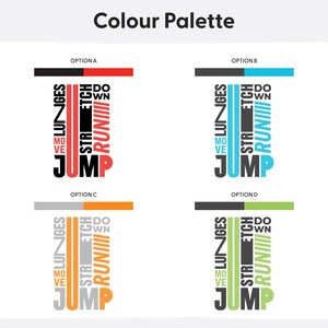 Jump Gym Wall Decal - Motivational Wall Decal, Gym Sticker, Home Gym ...