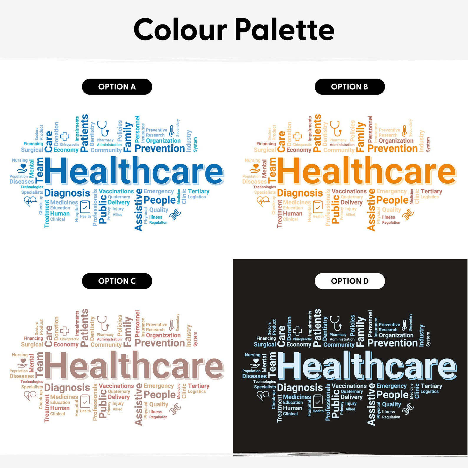 Healthcare Wall Decal, Wellness Decal, Office, Hospital, Clinic ...