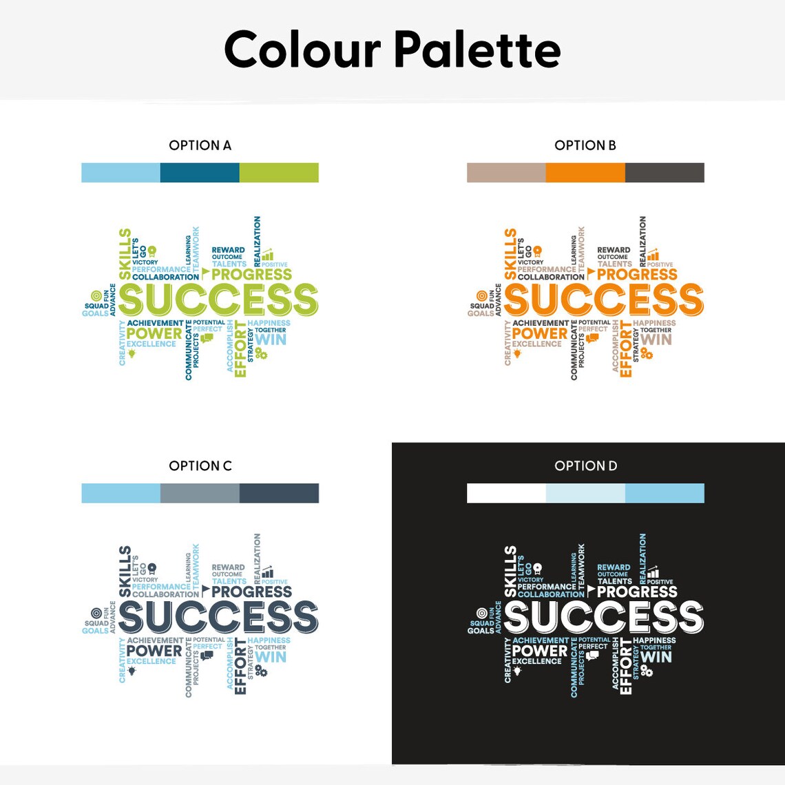 Success Wall Decal, Office Wall Art, Office Decor, Office Wall Decal ...