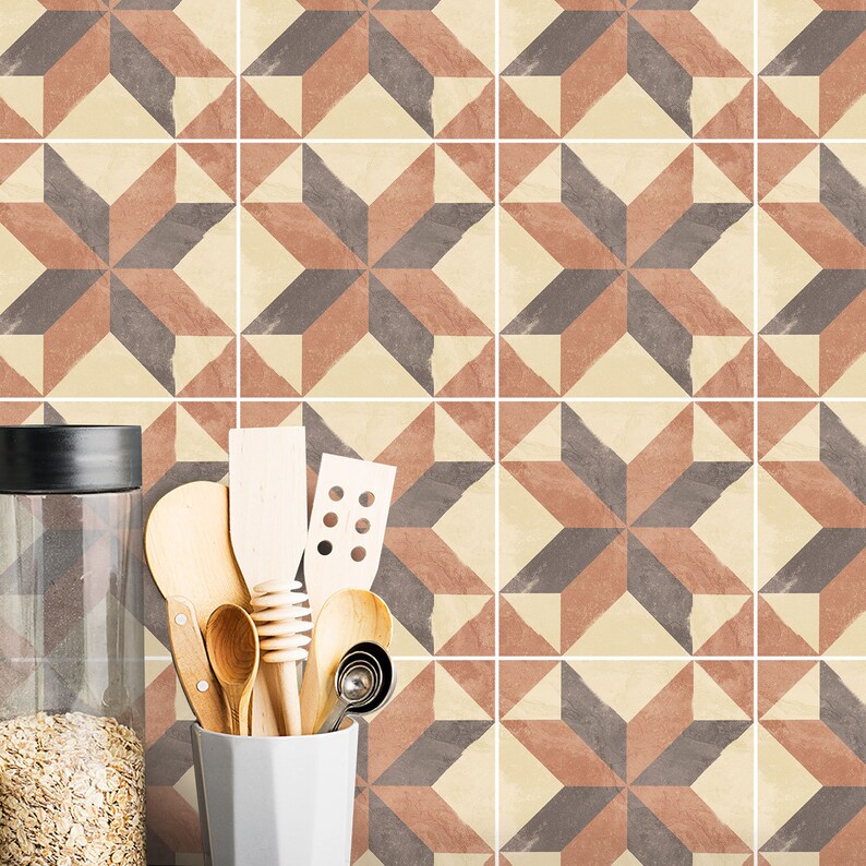 Siena Tile Decals - Self-adhesive Wall & Floor Tile Stickers - PACK OF ...
