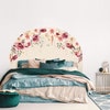 Checkered Headboard Sticker, Bed Arch Sticker, Headboard Wall Decal ...
