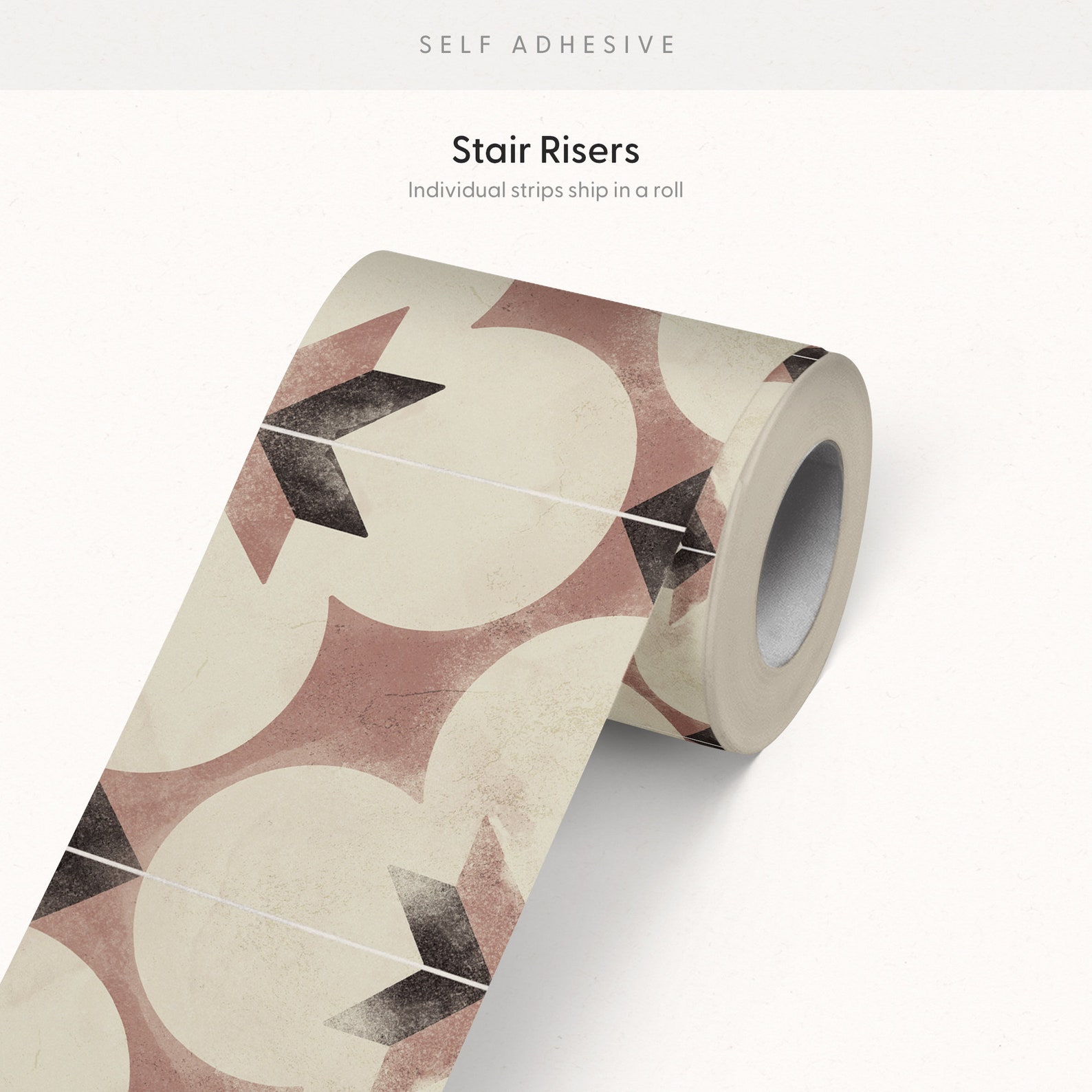 Verona Red Stair Riser Stickers Pack of 6 Removable Stair - Etsy