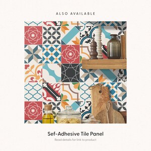 Spanish Mediterranean Tile Decals - Self-adhesive Wall & Floor Tile ...