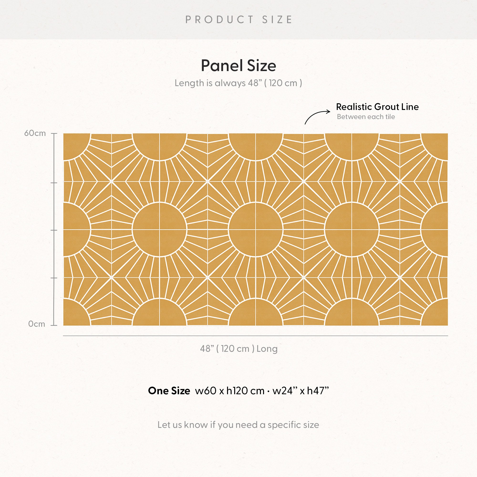 Kitchen and Bathroom Splashback Panel - Removable Vinyl Wallpaper ...