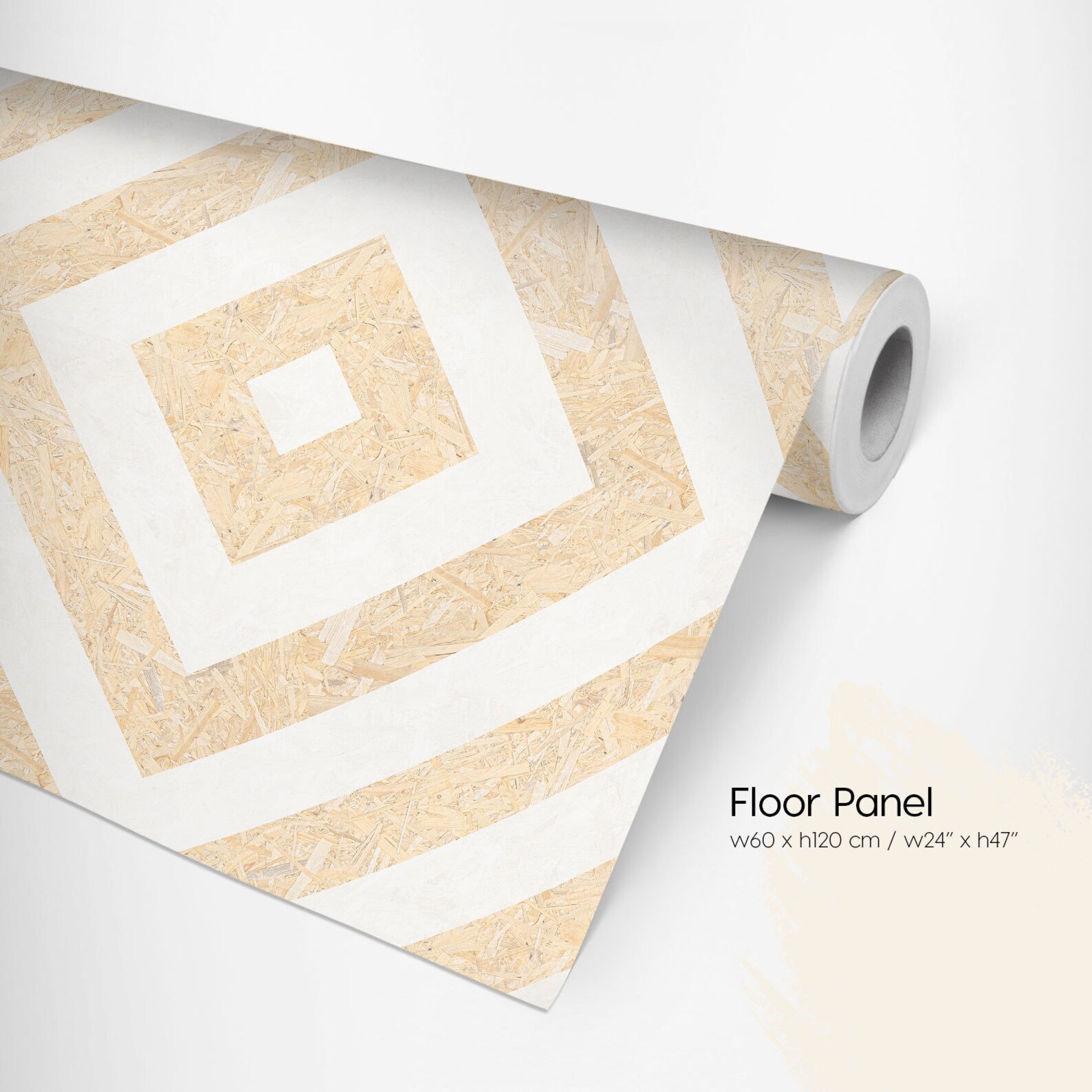 Chipboard White Floor Tile Sticker Panel Peel and Stick - Etsy