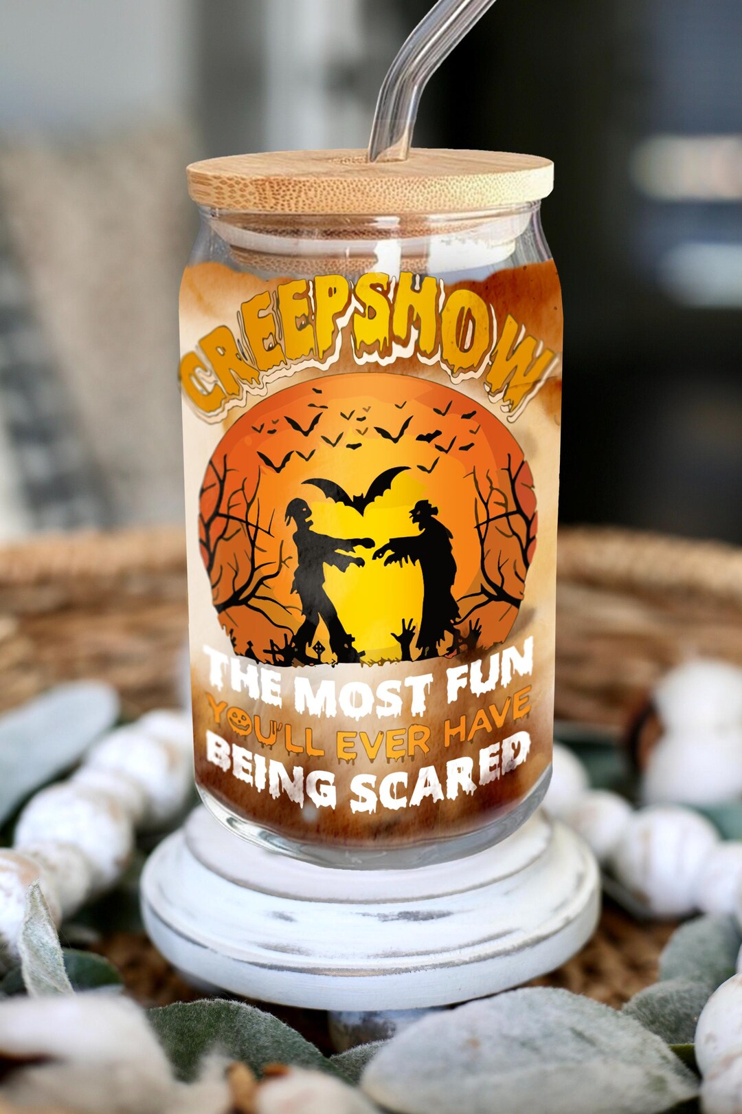 Creepshow the Most Fun You Will Ever Have Being Scared Glass Tumbler ...