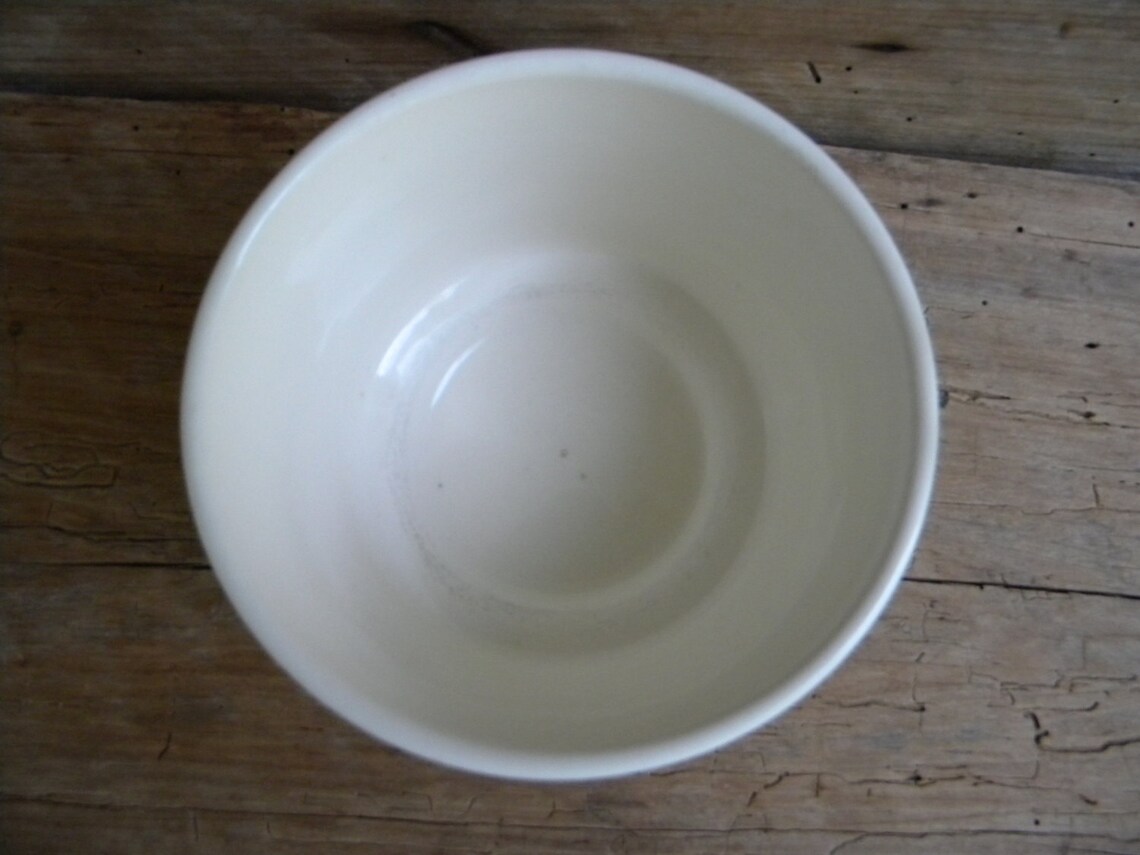 Vintage Bakerite 22 K Gold Oven Tested Mixing Bowl in Orange Tulip ...