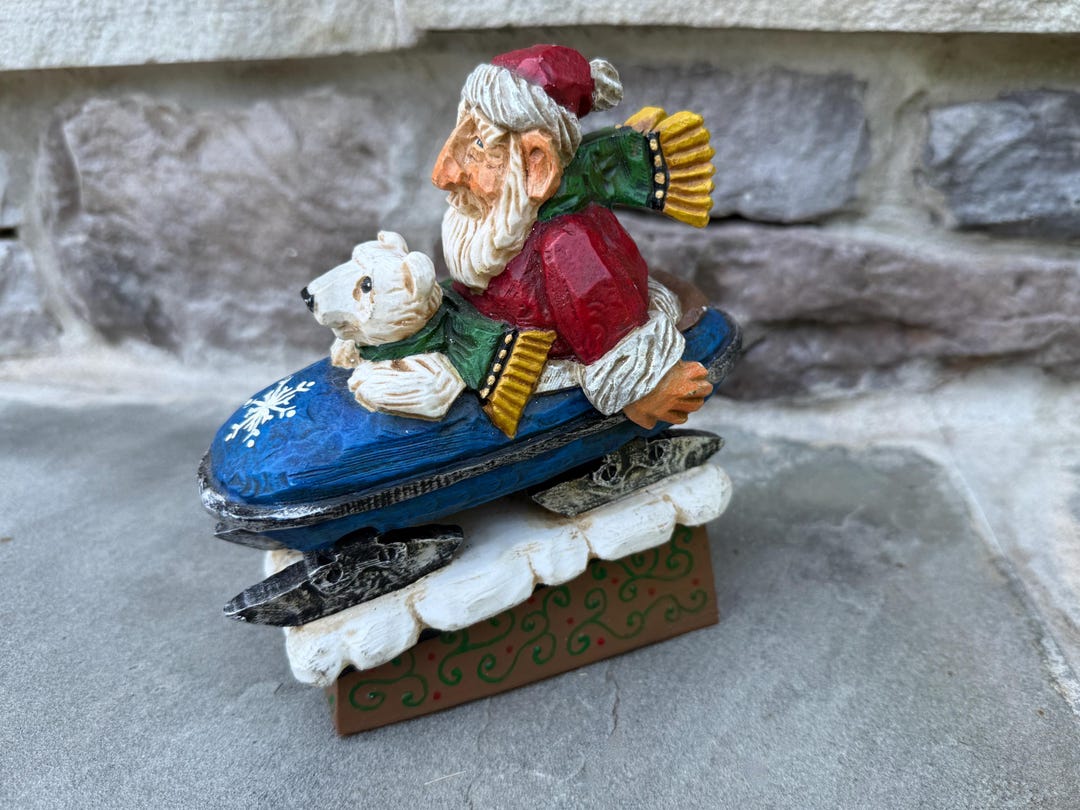 Vintage David Frykman Ice Cubs Christmas Figurine / 2001 North Pole ...
