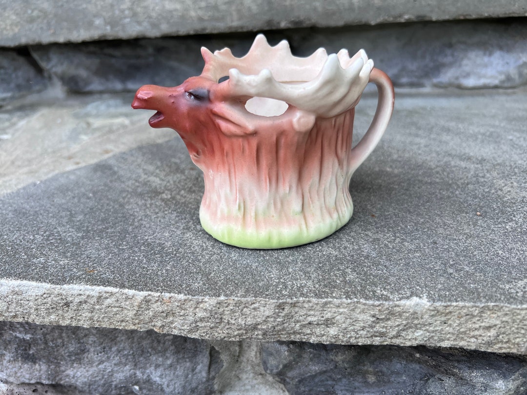 Vintage Moose Creamer / Elk Creamer / 1940's Czech Slovakia Moose ...